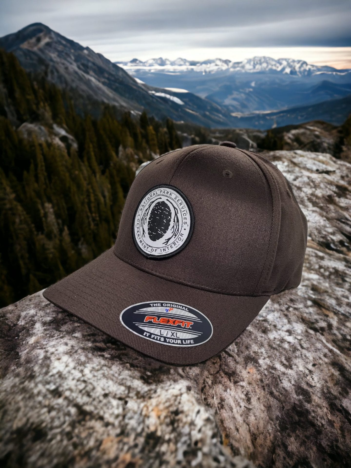 National Park Service Flexfit Hats Original NPS Logo - PNW Apparel
