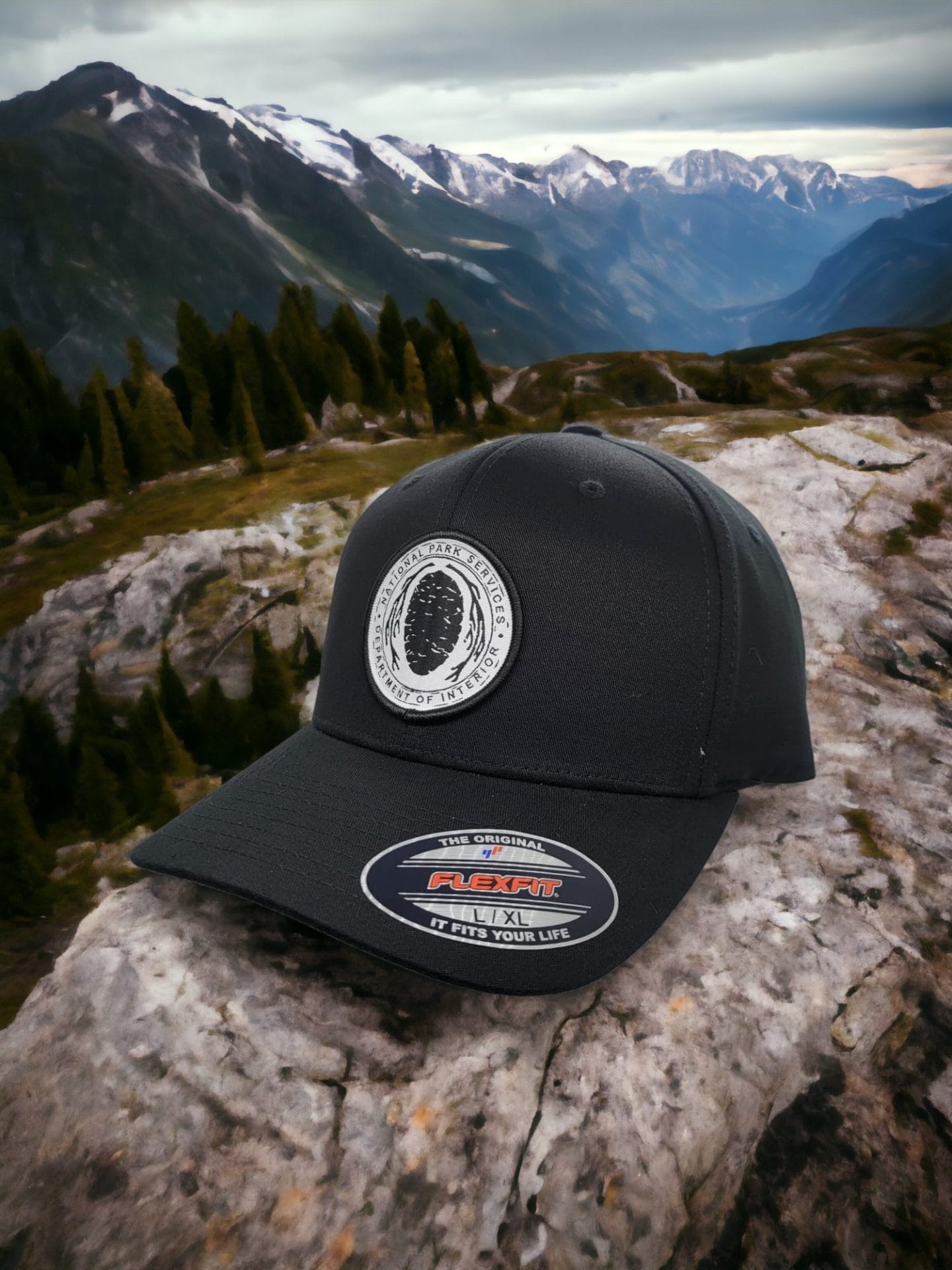 National Park Service Flexfit Hats Original NPS Logo - PNW Apparel