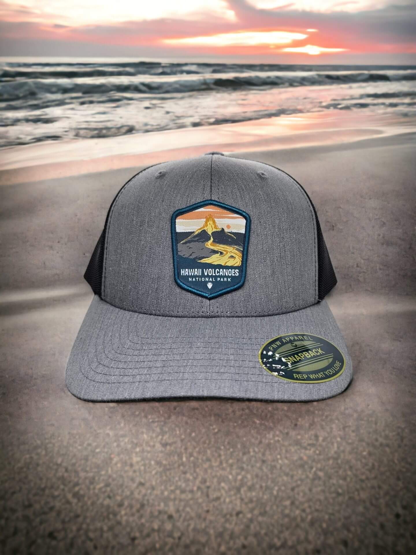 Hawaii Volcanoes National Park Snapback Cap - Scenic Outdoor Adventure ...